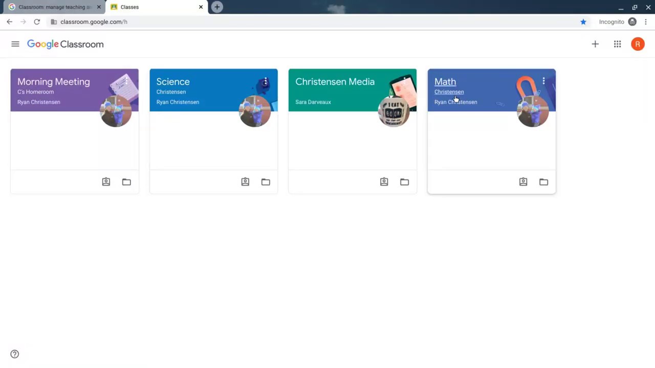 How to Log Into your Google Classroom - YouTube