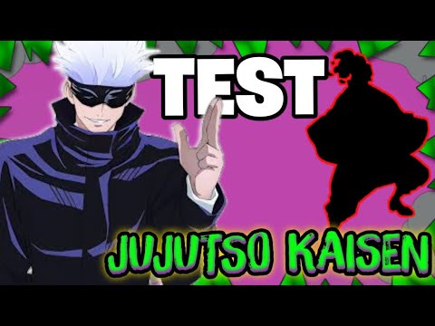 Haciendo unos test de jujutso kaisen - YouTube