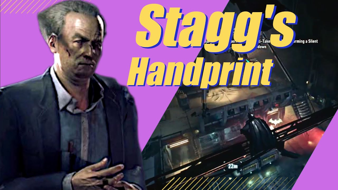 BATMAN Stagg's Handprint - Arkham Knight Part 10 - YouTube