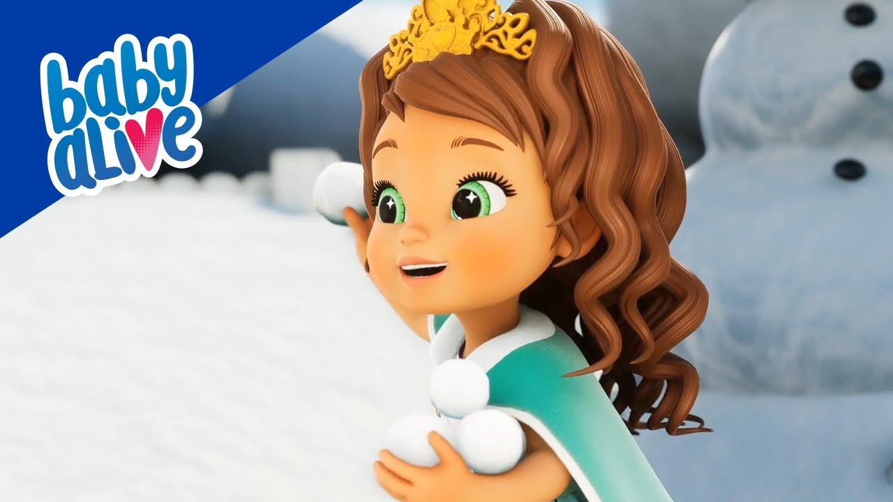 Baby Alive Official ☃️ Doll's First Time Playing In The Snow 🌨 Kids ...