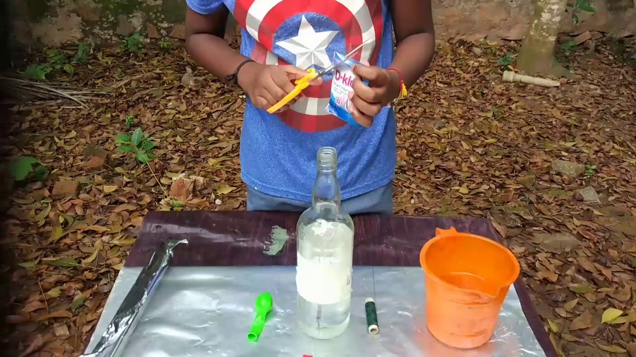 How to make a hydrogen balloon - YouTube