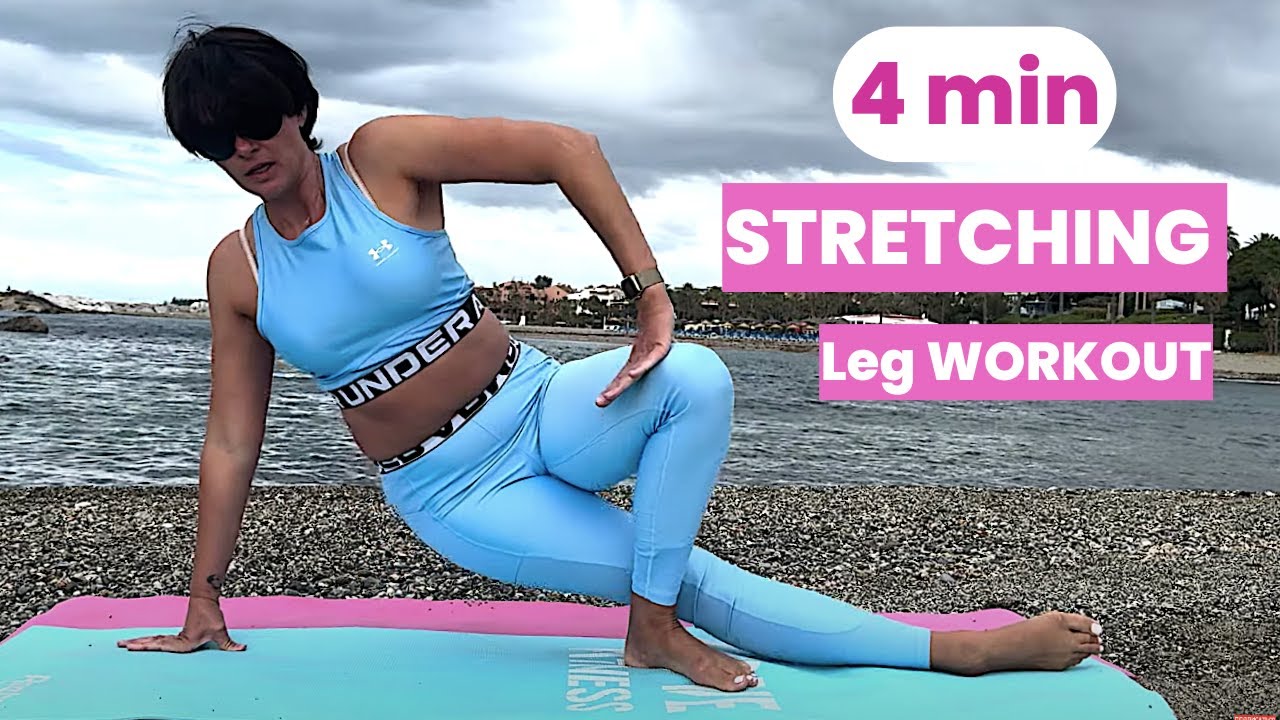 GET Flexible Legs FAST With 4 Minute PROVEN Yoga Stretches! (ASMR ...
