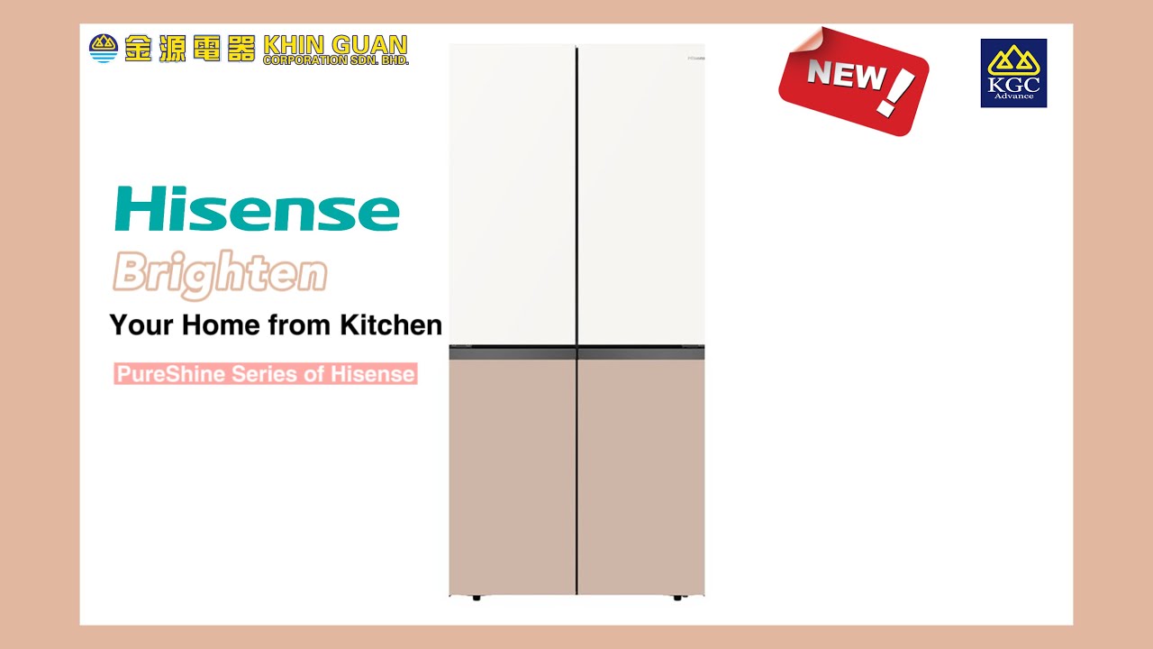 Stay Cool with Hisense New PureShine Series 4 Door Fridge: Brighten ...