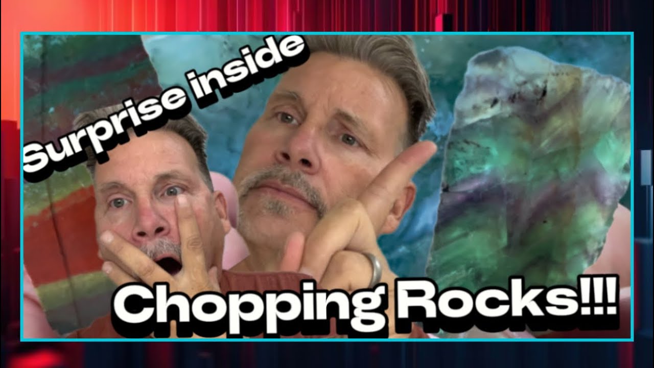 Surprise inside opening rocks - YouTube