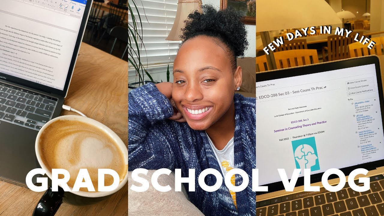 GRAD SCHOOL VLOG: experiencing seniorities + knocking out assignments ...