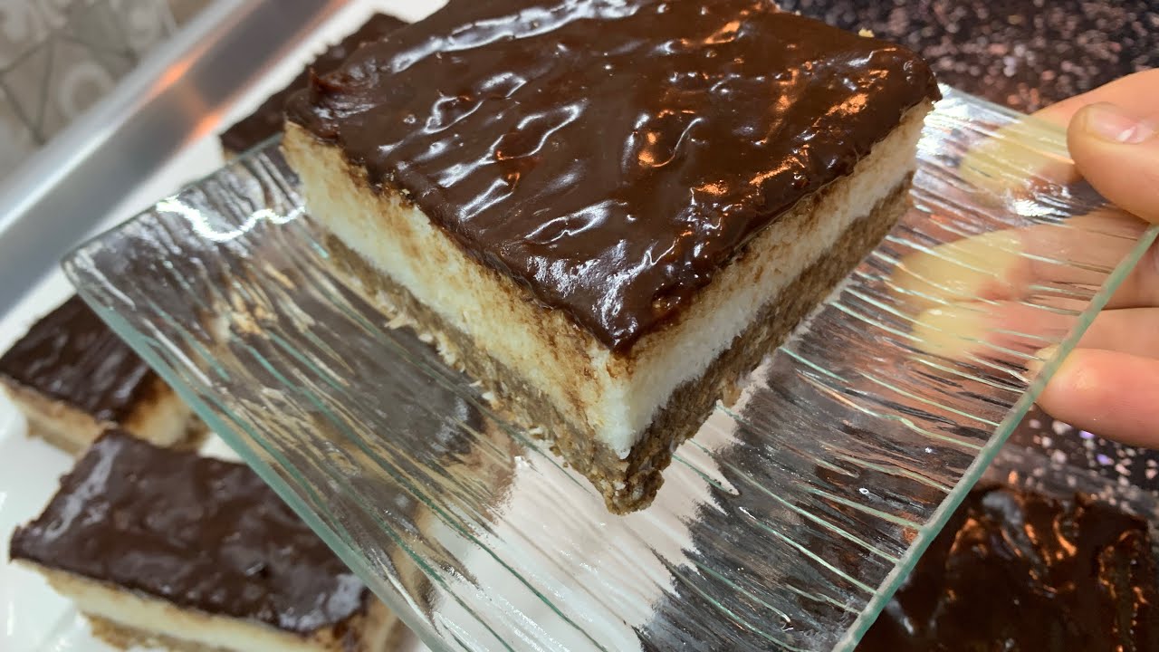 SE CE L'AVETE I BISCOTTI LA FAI IN 10 MIN QUESTA TORTA /CAKE BOUNTY ...