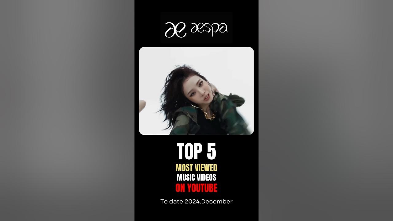 AESPA🤚Top5 Music Video on Youtube #aespa #kpop - YouTube