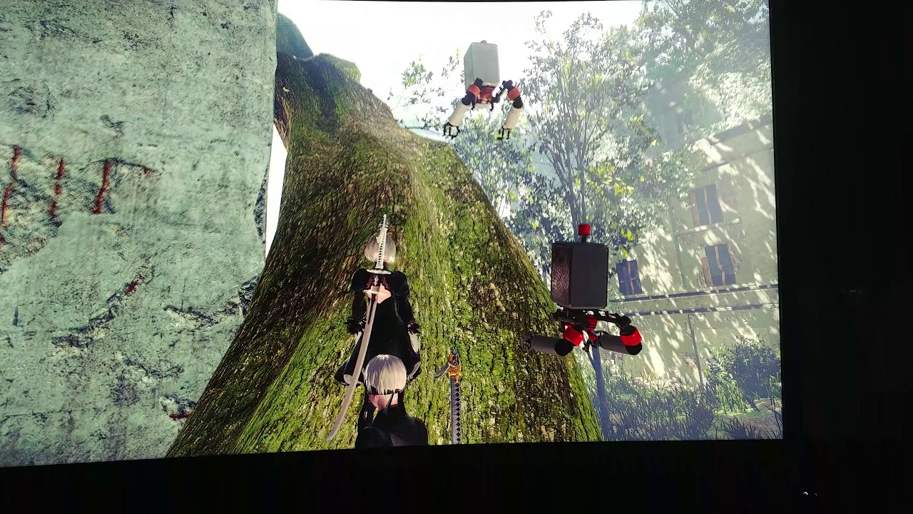 Nier:Automata looks stunning on Xbox one X ! - YouTube