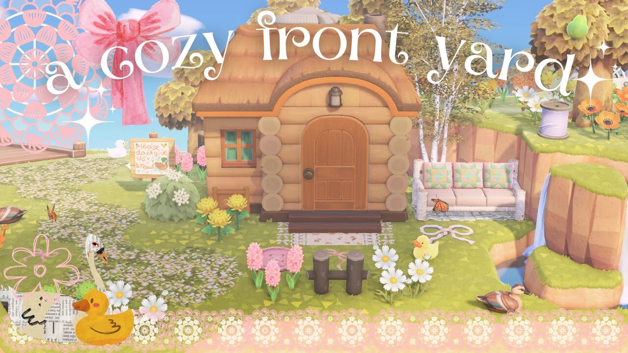 a duck pond for molly! ⋆𐙚₊˚🦆⊹♡ animal crossing new horizons - YouTube