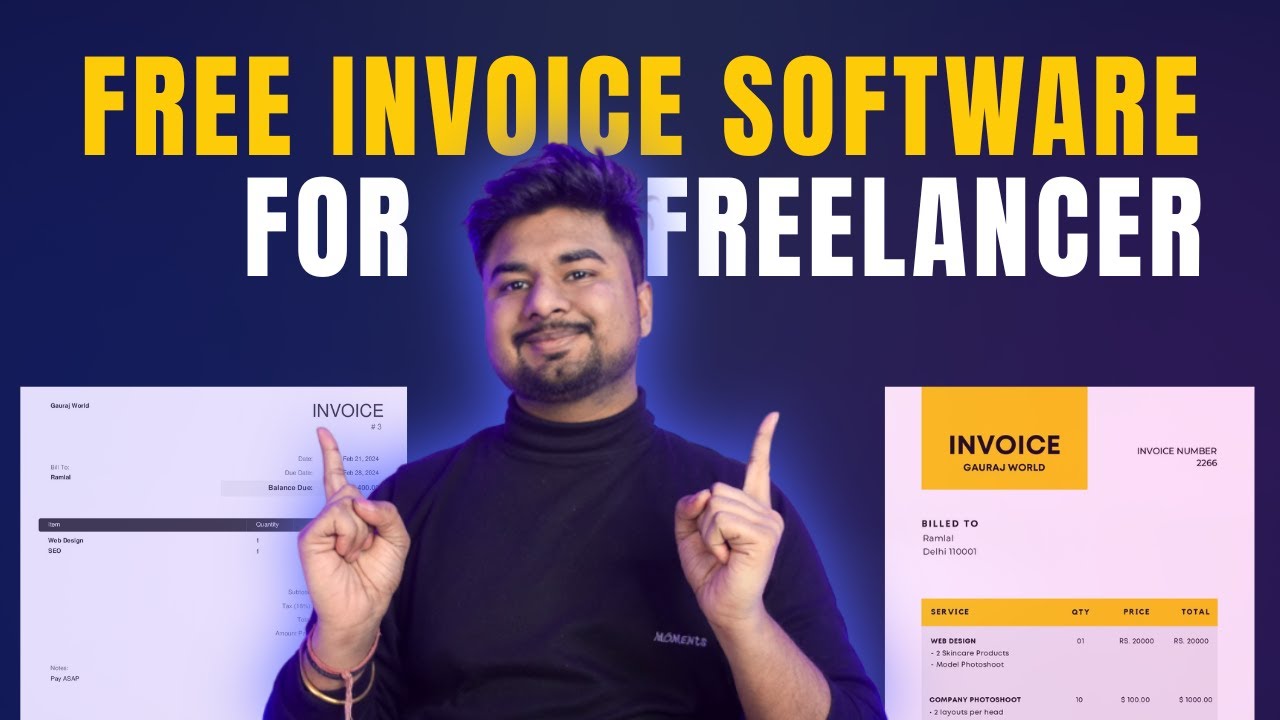 3 BEST FREE Invoice Software for Freelancers (Including Canva ...