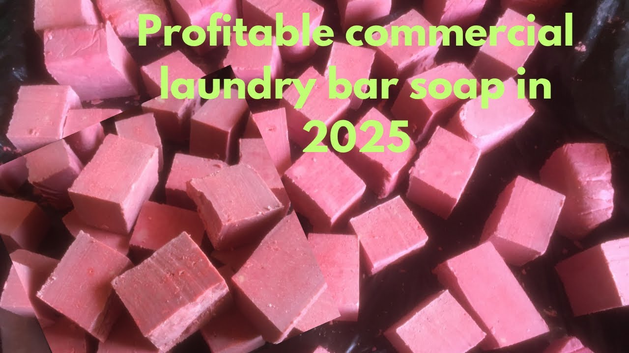 HOW TO MAKE COMMERCIAL LAUNDRY BAR SOAP IN 2025 | laundry soap - YouTube