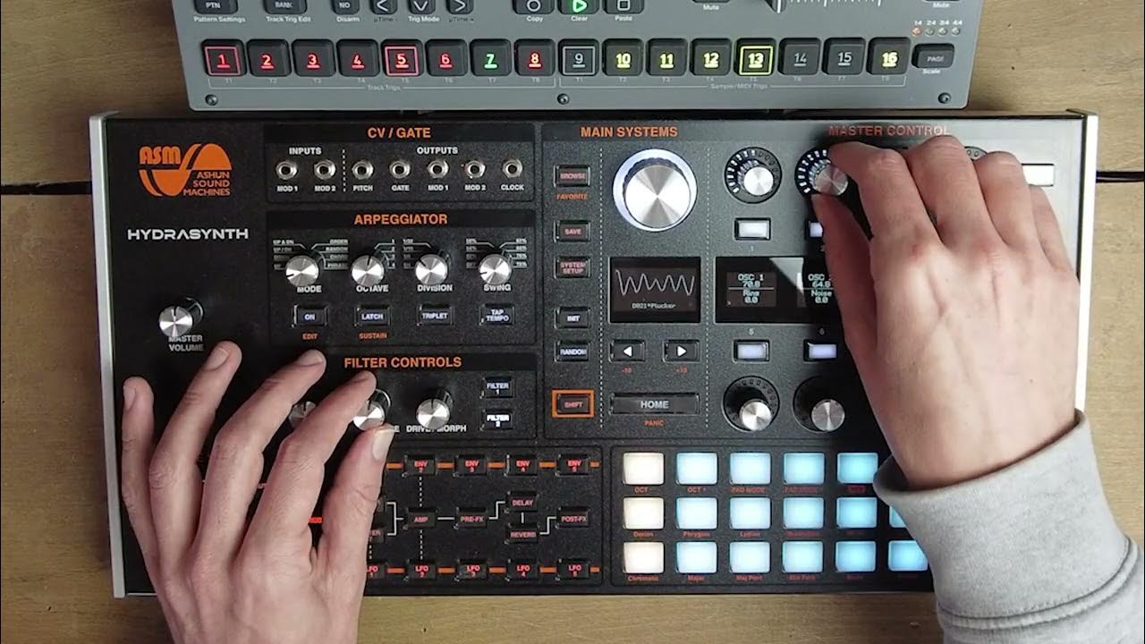 Elektron Octatrack & ASM Hydrasynth Jam - YouTube