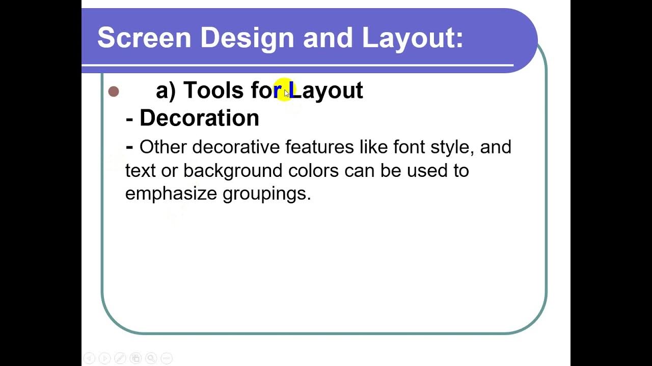 Human Computer Interaction (HCI) Layout and Presentation 2021 12 21 ...