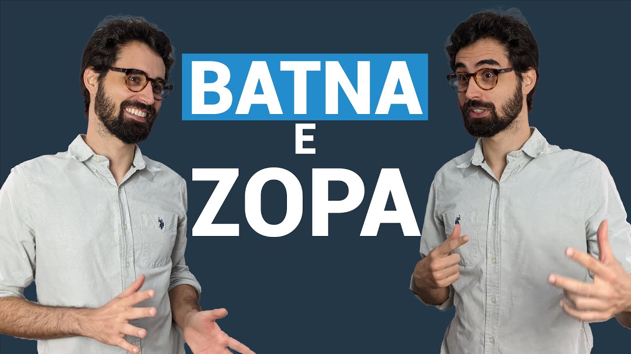 Técnicas de Negociação - BATNA E ZOPA - o que são e como utilizar - YouTube