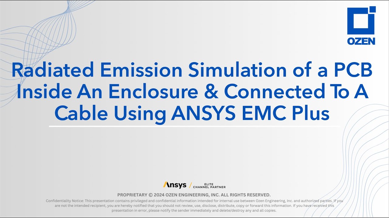 Radiated Emission Simulation of PCB Inside An Enclosure & Connected To ...