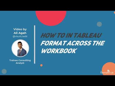 How to in Tableau in 5 mins: Format Across the Workbook - YouTube