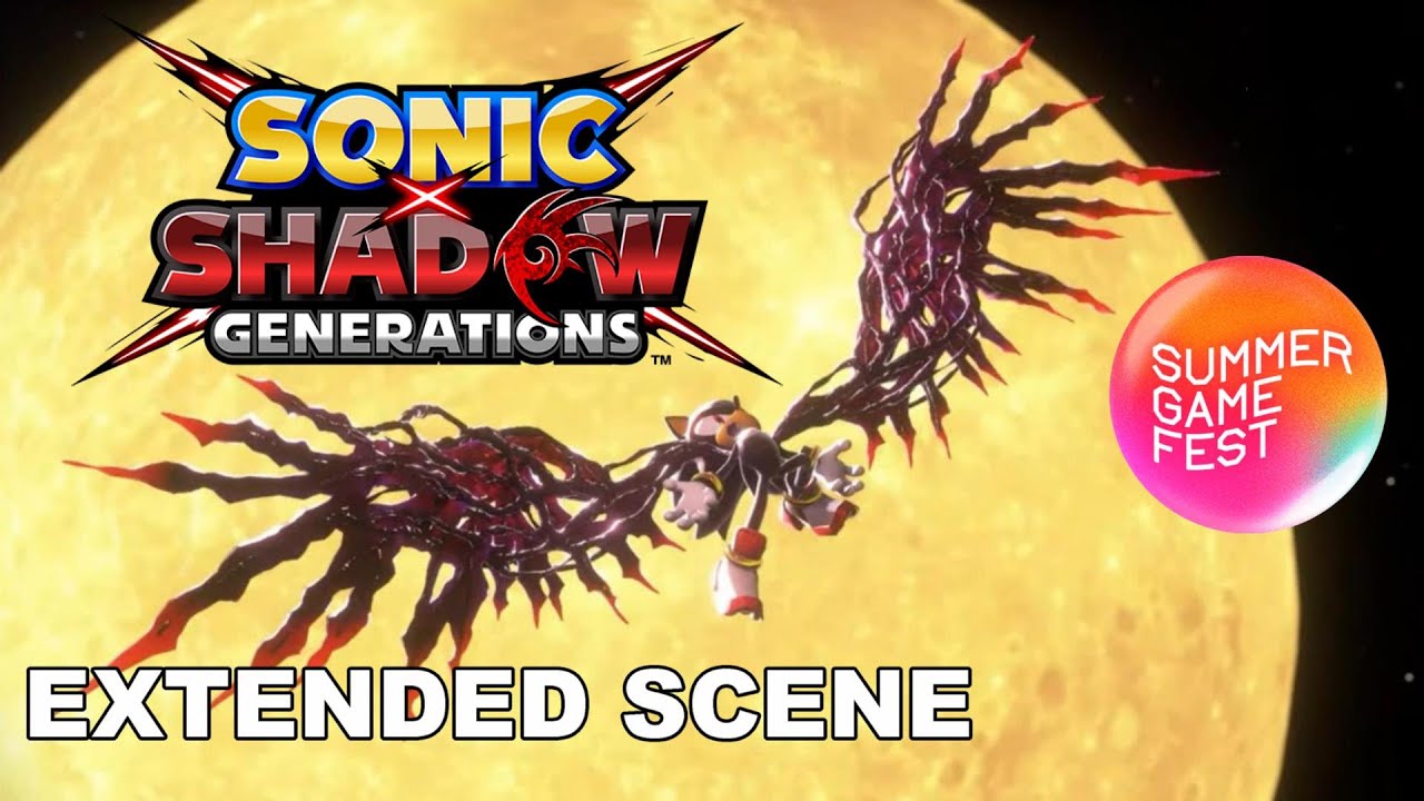 Sonic X Shadow Generations - Shadow's Wings (Extended Scene) | Summer ...