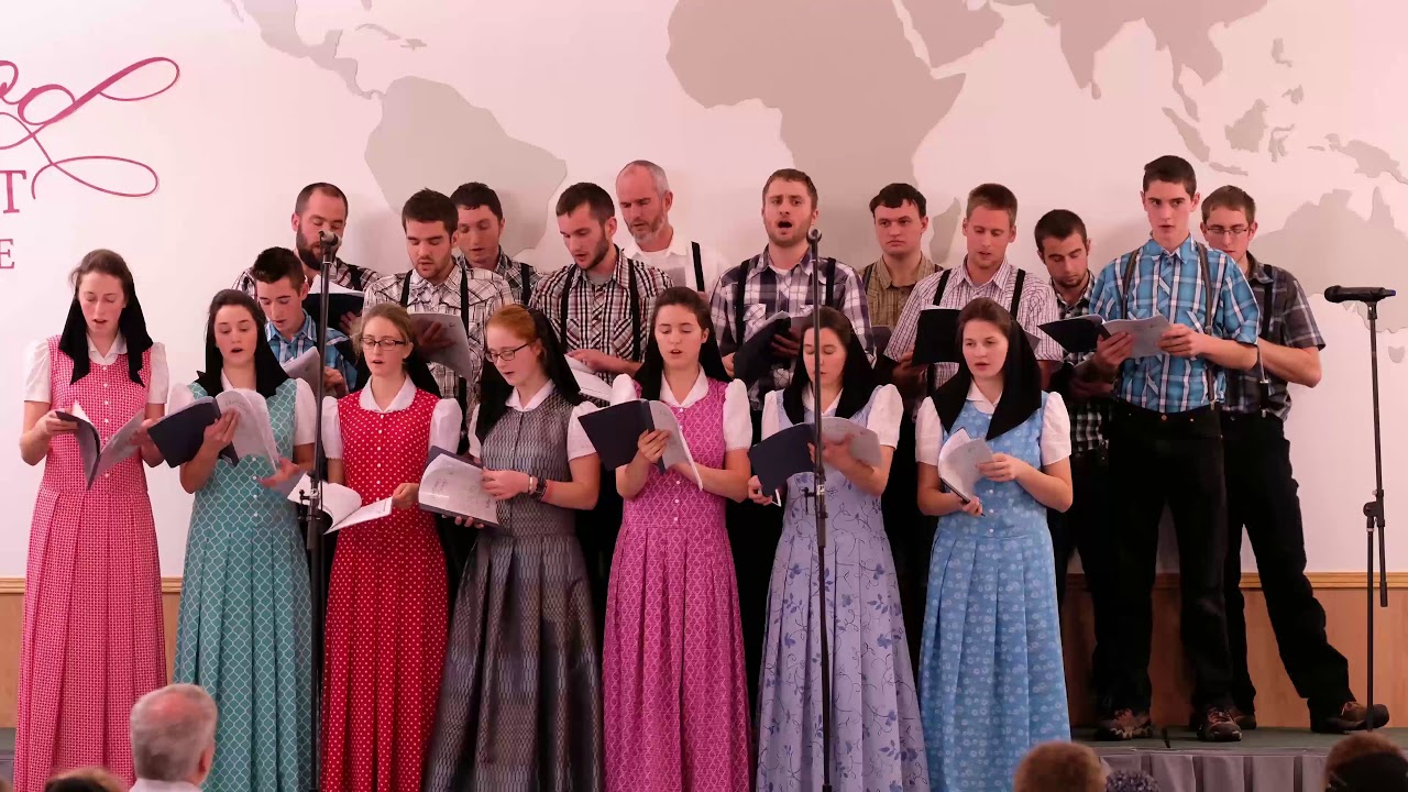 Your Place is on High Hutterville Choir 1 - YouTube