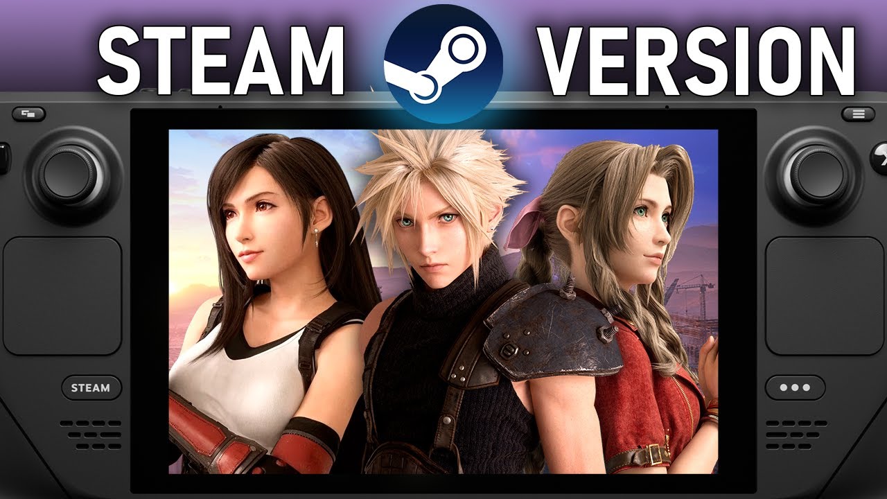 Final Fantasy VII Remake Intergrade Steam - Steam Deck Best Settings ...