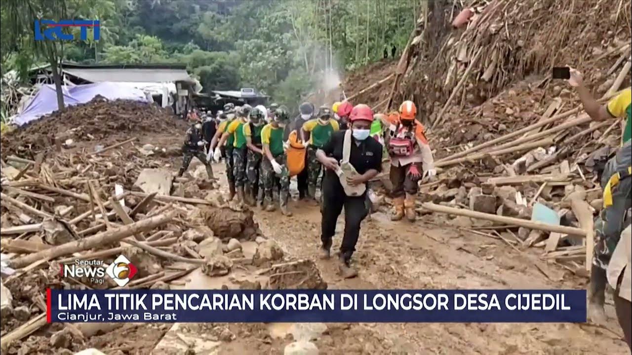 1 Jenazah Peremuan Ditemukan di Lokasi Longsor Desa Cijedil, Cianjur #SeputariNewsPagi 30/11 ...