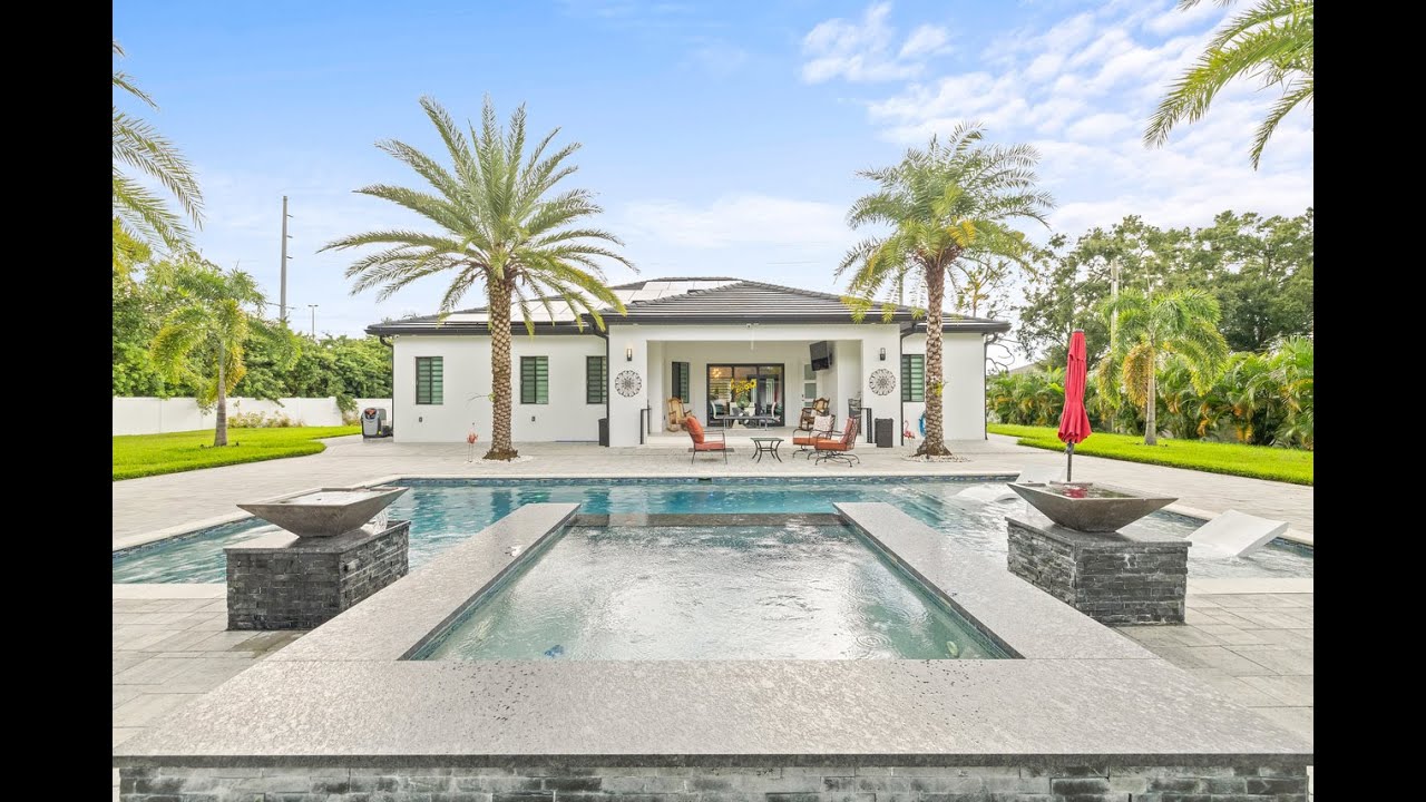 Gardner Luxury Oasis in Tampa - Heated Pool AIRBNB - YouTube