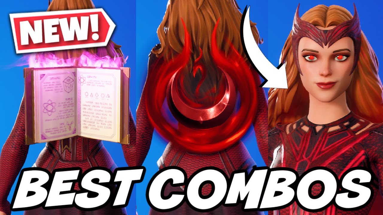 BEST COMBOS FOR *NEW* SCARLET WITCH SKIN (SCARLET WITCH BUNDLE ...