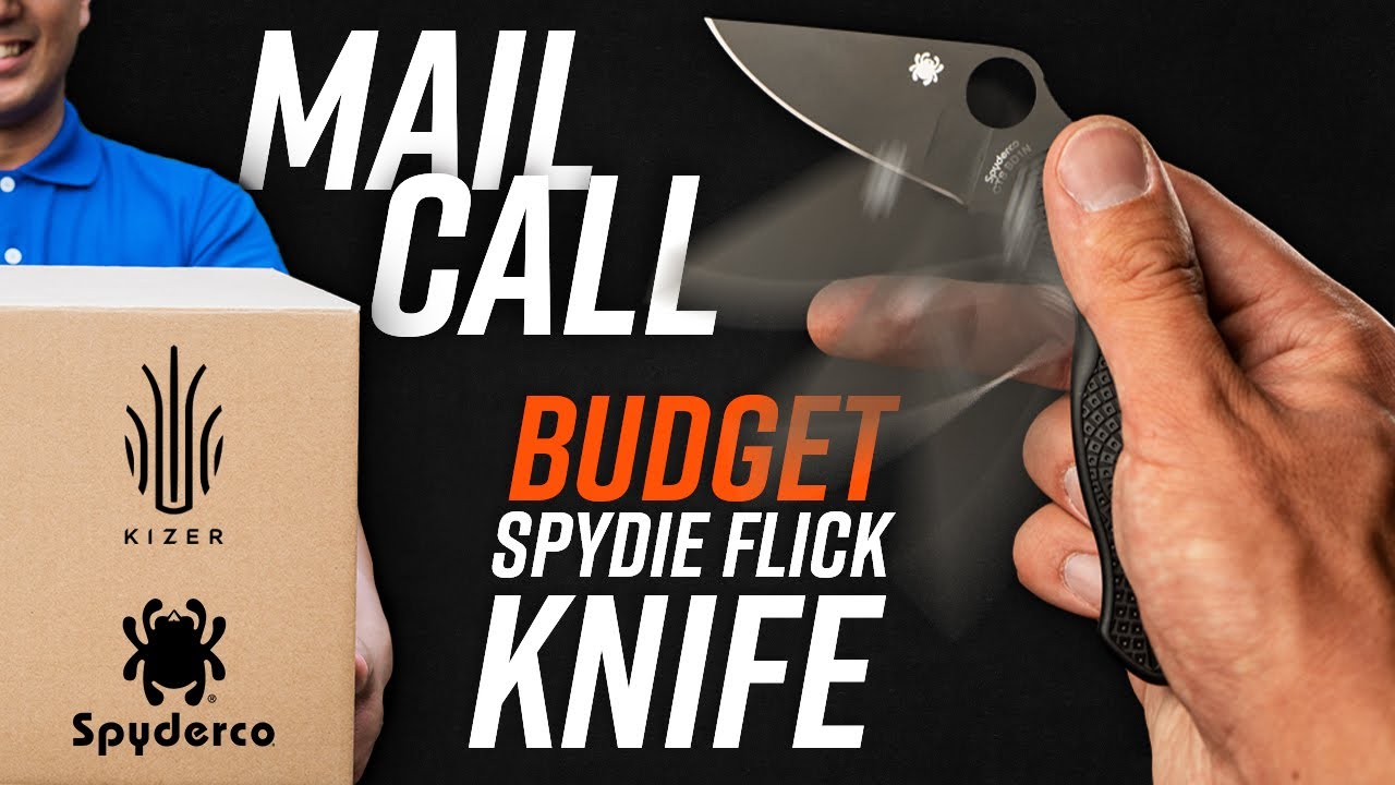 Unboxing & Review: Kizer Mini Roach & Spyderco Para 3 Lightweight | EDC ...