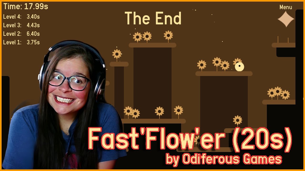 LET'S MAKE IT TO THE END | Fast'Flow'er (20s) - Itch.io Indie Game (20 ...