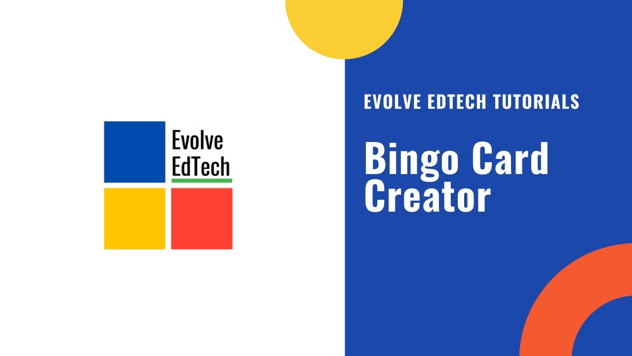 Bingo Card Creator Tutorial YouTube Bingo Card Creator Tutorial YouTube
