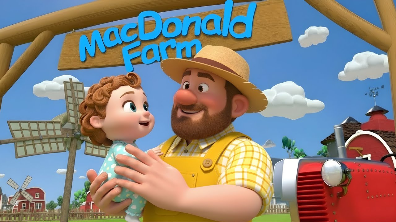 Old MacDonald Had A Farm - 3D Animation English Nursery Rhymes & Songs ...
