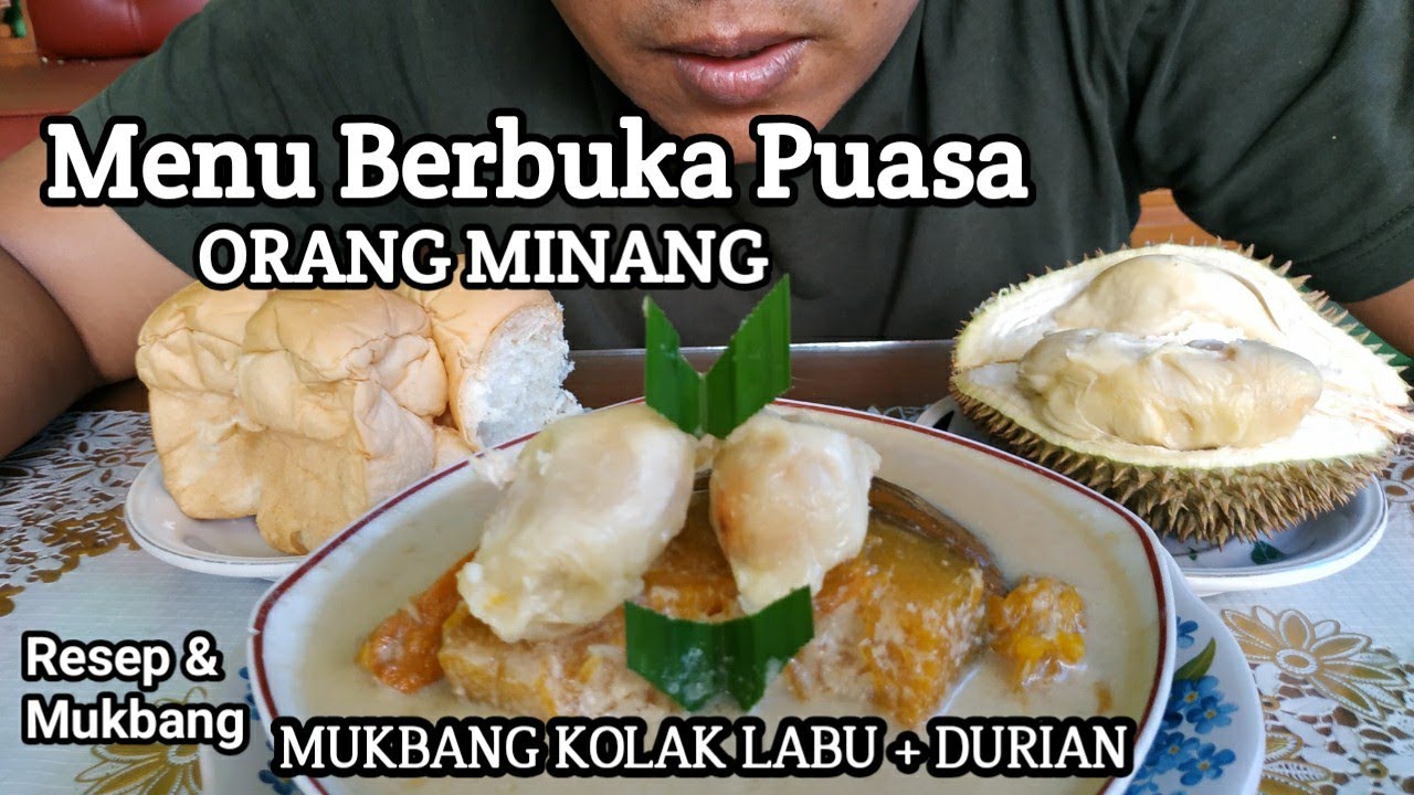 MENU BERBUKA PUASA PALING NIKMAT I MASAKAN MINANG I RESEP DAN MUKBANG ...