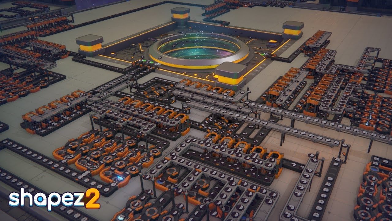 Building Shape Making Factory Beginnings ~ Shapez 2 - YouTube