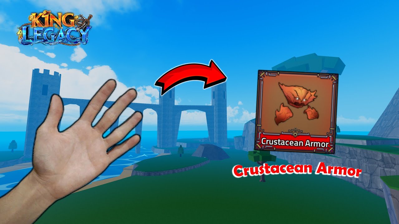 Khi Bạn Sỡ Hữu Phụ Kiện Crustacean Armor Trong King Legacy - YouTube