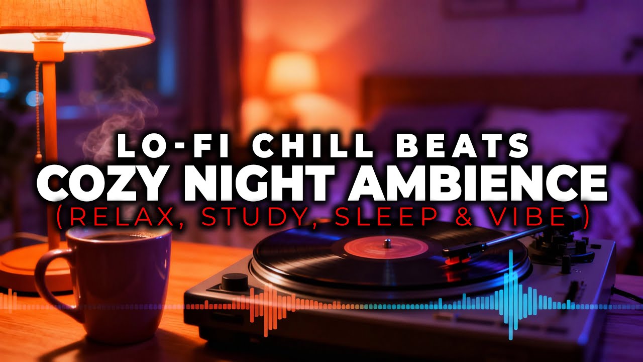 Lo-Fi Chill Beats — Cozy Night Ambience | Relax, Study, Sleep & Vibe By ...