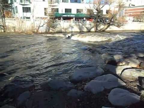 Kayaking During Flood Watch at Truckee River Reno - YouTube