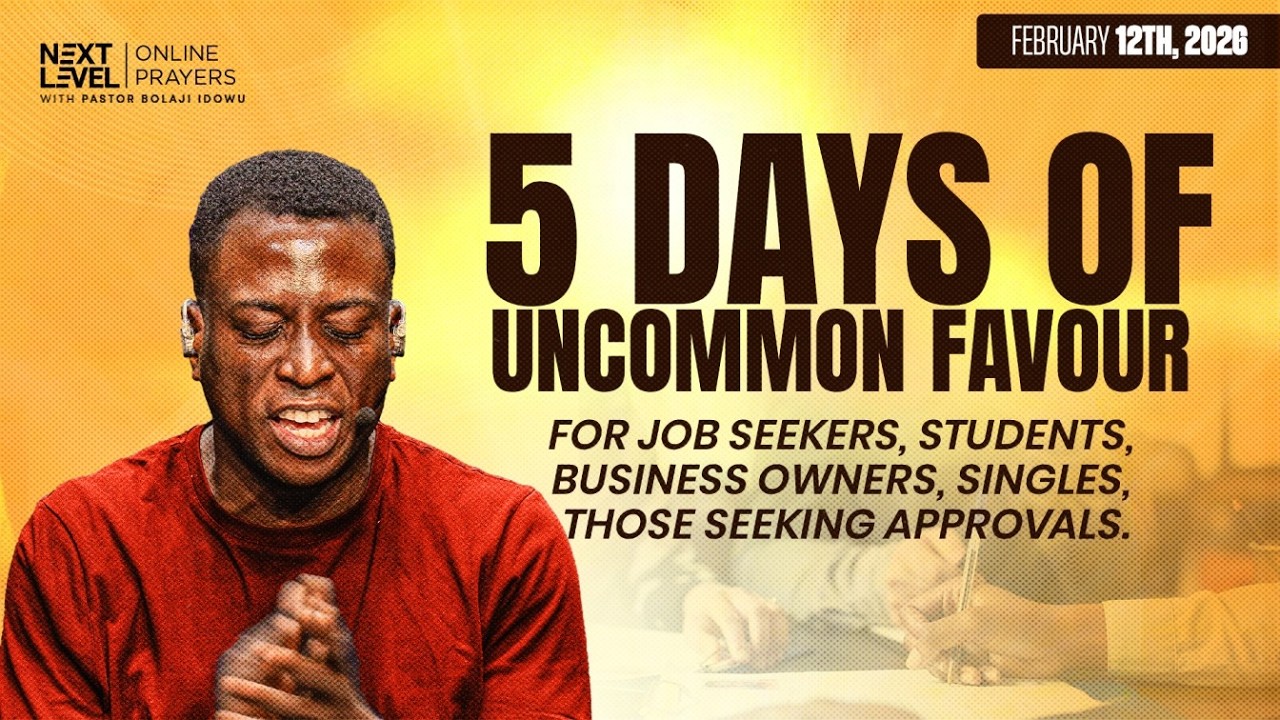 Next Level Prayers || Morning Prayers For Divine Favour || Pst Bolaji ...