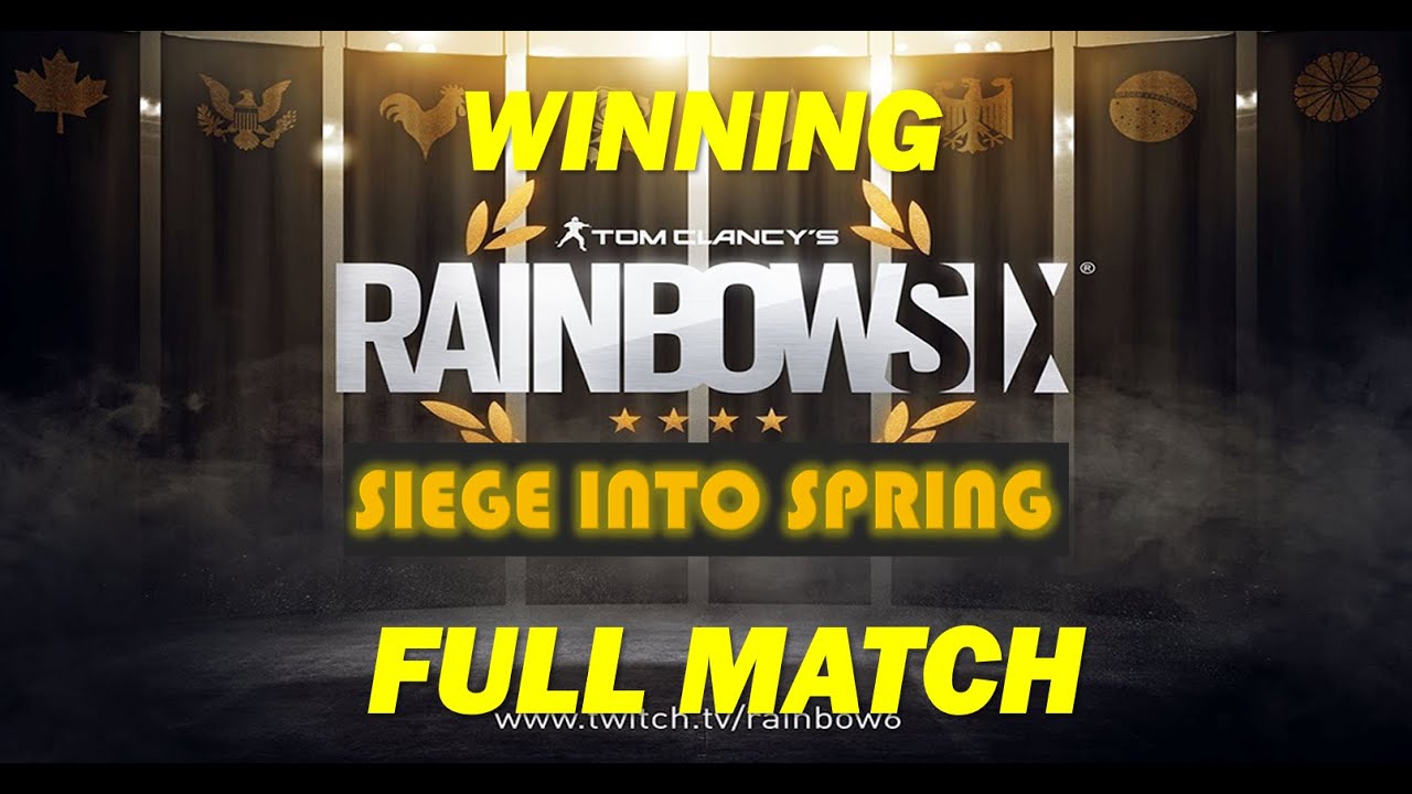 Winning the Siege Into Spring Tournament! | Rainbow Six Siege - YouTube