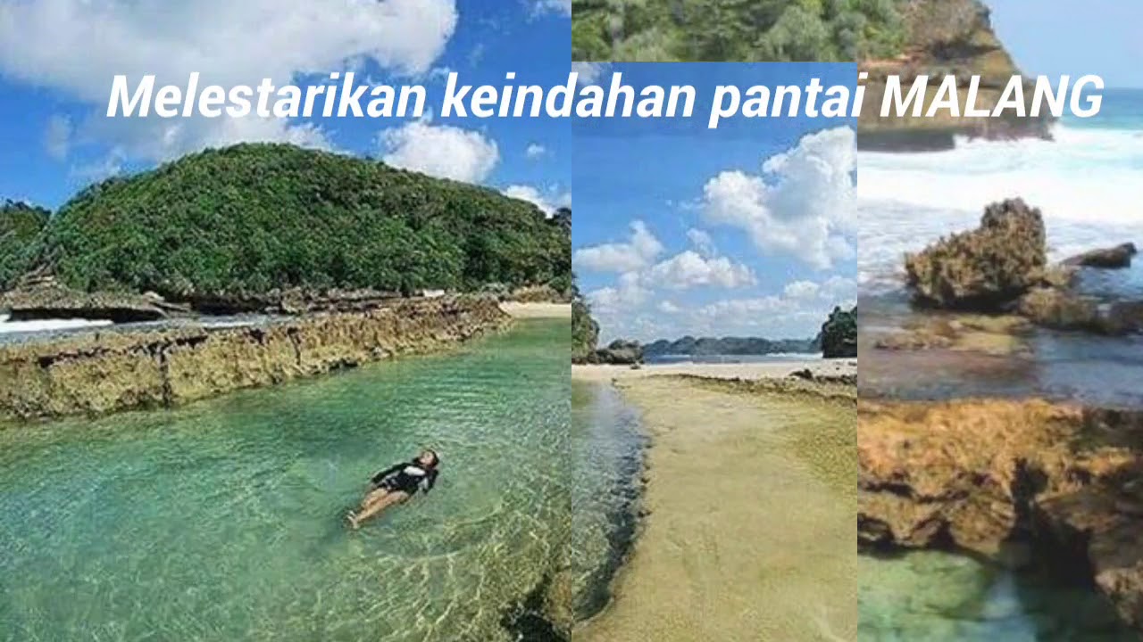 Pantai BATU BENGKONG malang - YouTube