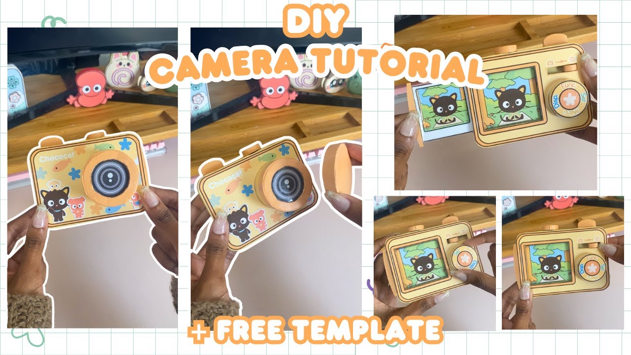 DIY Camera Tutorial! 📷💗(Updated) |+Free Templates| - YouTube