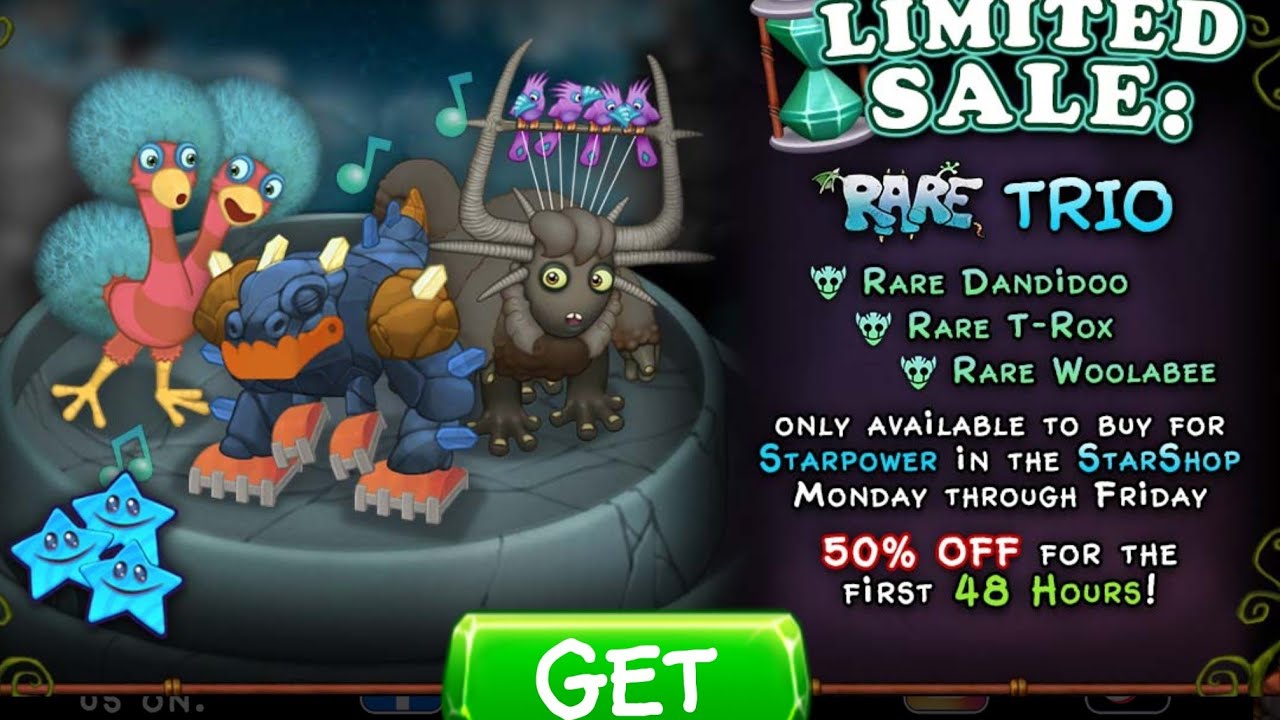 Rare Dandidoo + Rare T-rox + Rare Woolabee are available in the ...