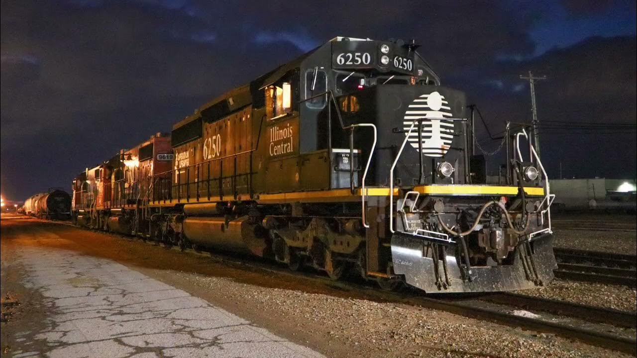 New Year’s Eve Railfanning feat. H1, IC 6250, BN SD60M, CITX gensets, RSSX, and more! - YouTube