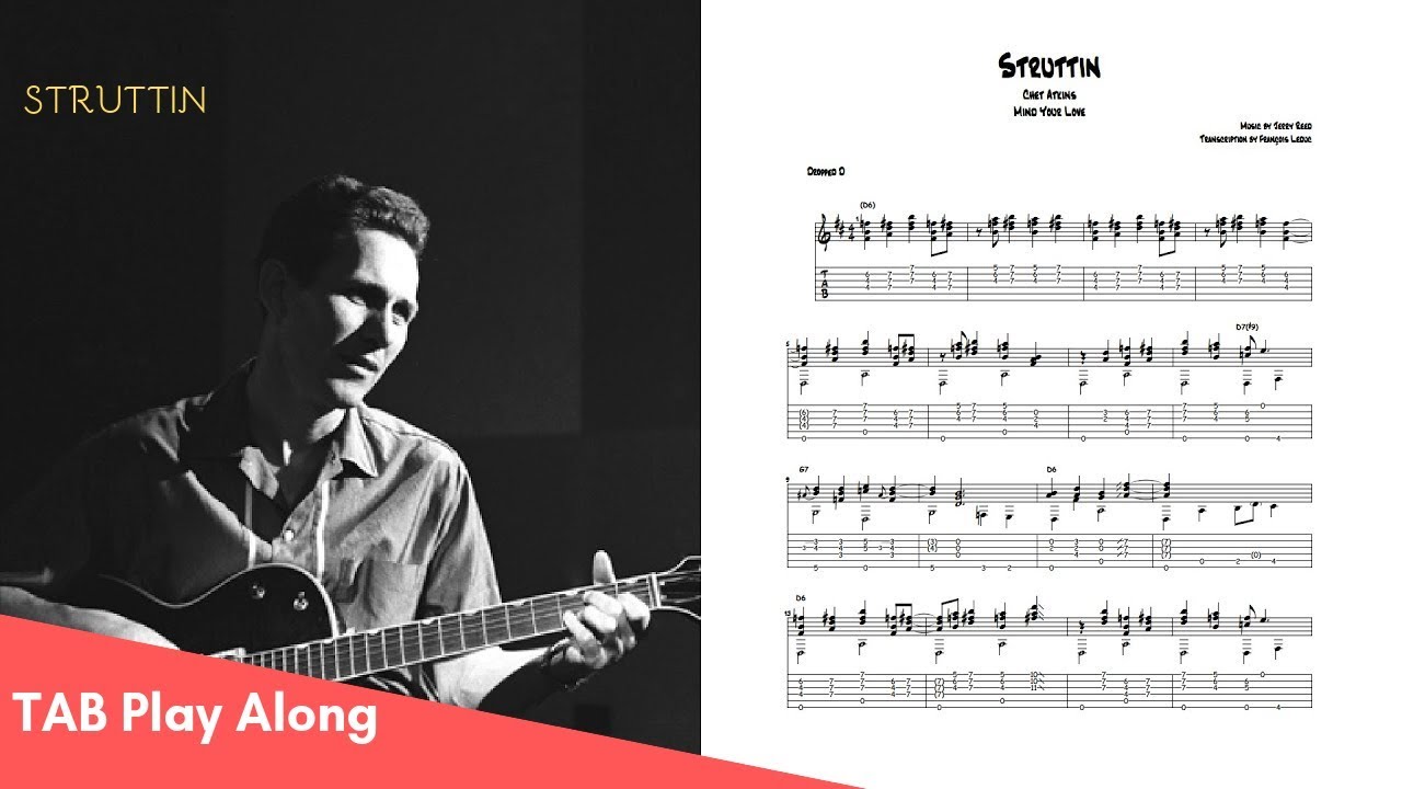 (Chet Atkins) Struttin | TAB - YouTube
