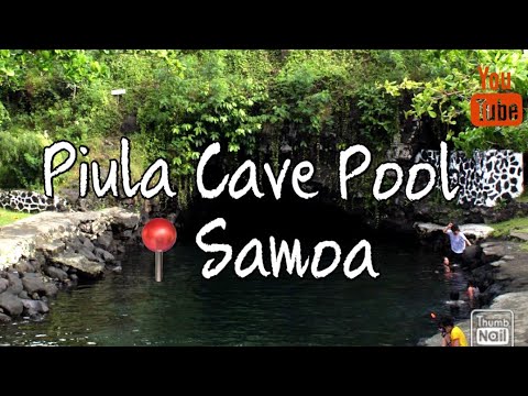 SAMOA - Piula Fresh Water Cave Pool - Travel review & info - YouTube