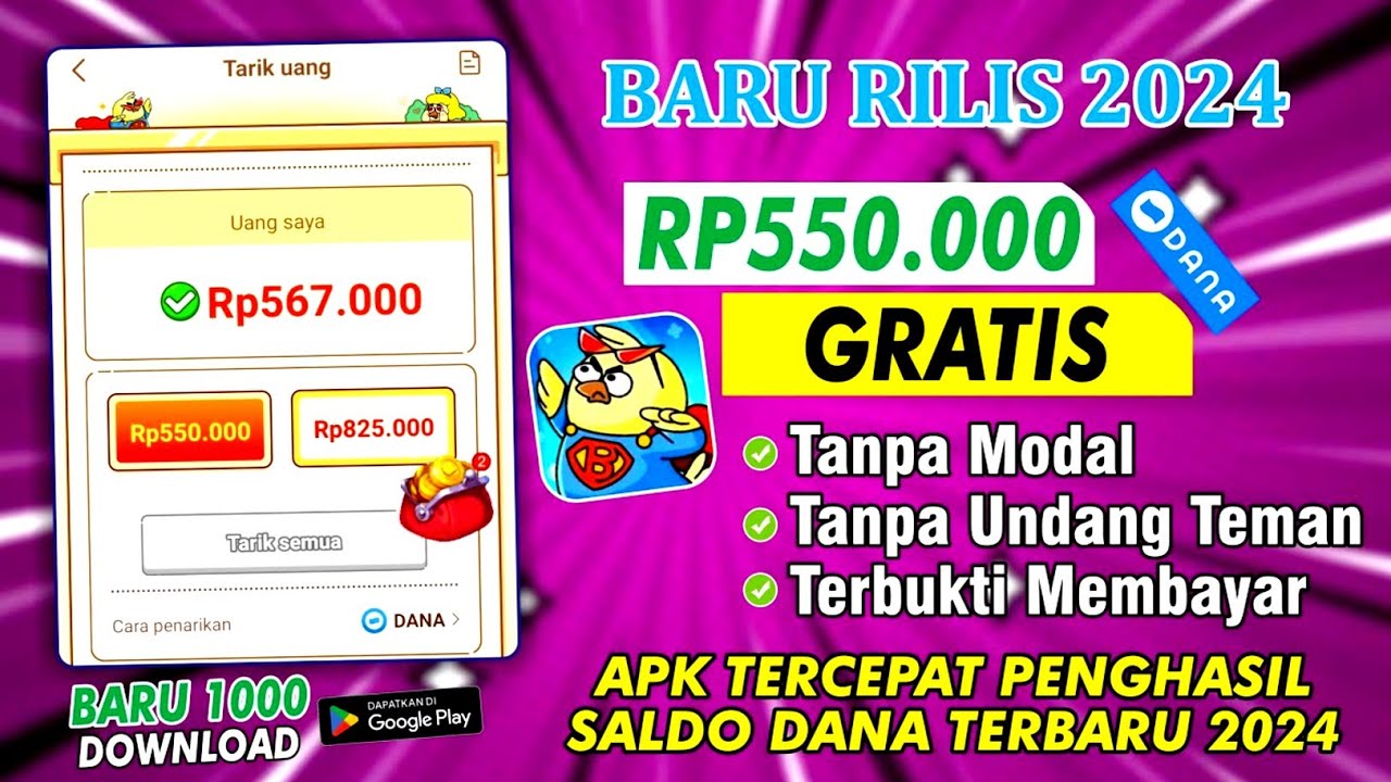 Cara cuan di apk gogo cash penghasil uang-Apk penghasil saldo dana ...