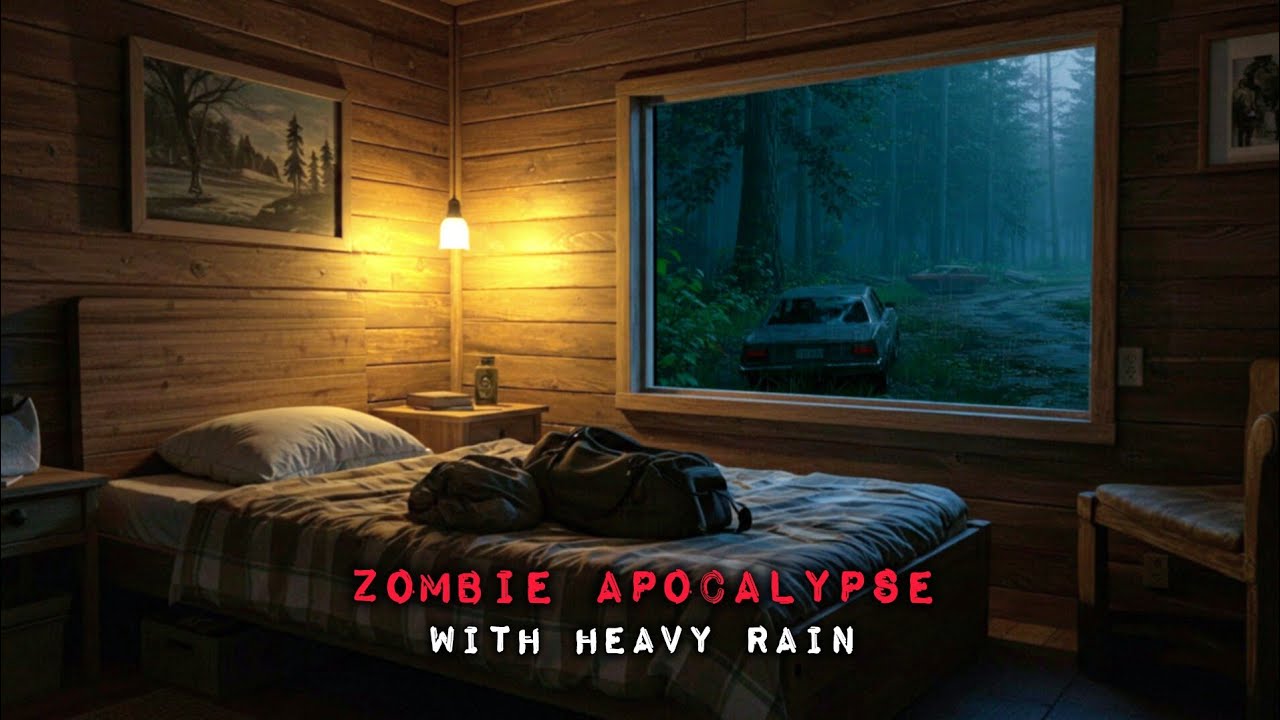 🌧️ 𝐀𝐥𝐨𝐧𝐞 𝐢𝐧 𝐭𝐡𝐞 𝐀𝐩𝐨𝐜𝐚𝐥𝐲𝐩𝐬𝐞 | Heavy Rain & Thunderstorm in a Zombie ...