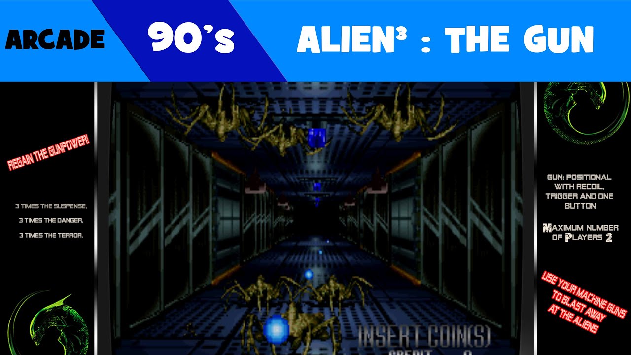 [Arcade] Alien ³ : The Gun (Sega, 1993) - Playthrough - YouTube