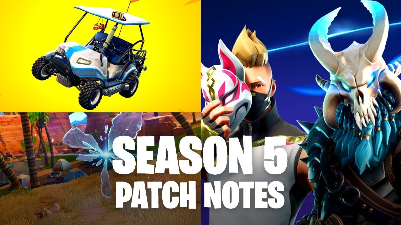 Fortnite Season 5 Patch Notes - Here's What's NEW!! - YouTube