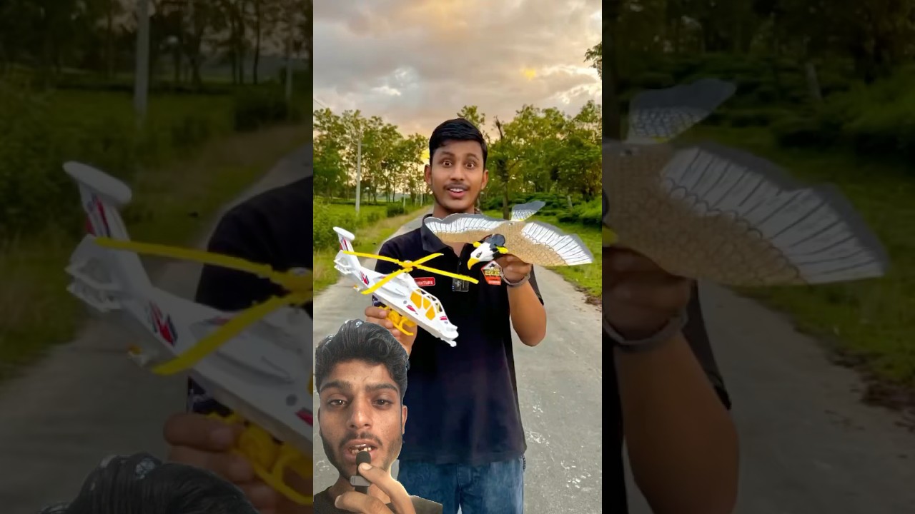 Rc brid vs remote control helicopter 2 #rchelicopter #automobile # ...