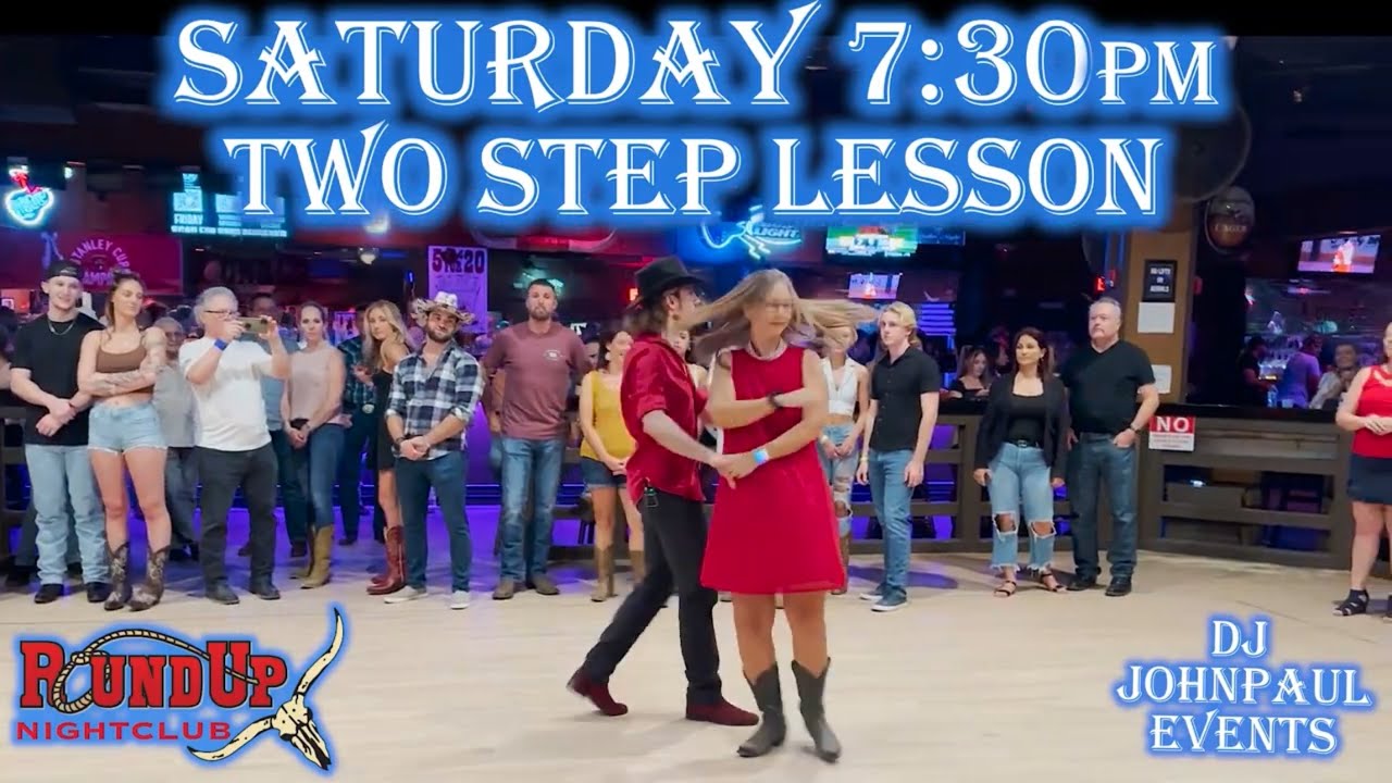 Two Step ↷ Double Wrap In Wrap Out ↶ Lesson by DJ JohnPaul at Round Up ...