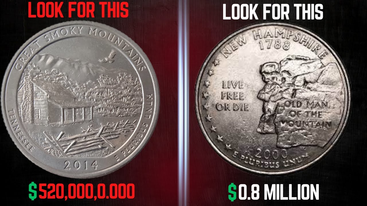"Top 5 RAREST & MOST VALUABLE US State Quarters – High-Grade Coins ...